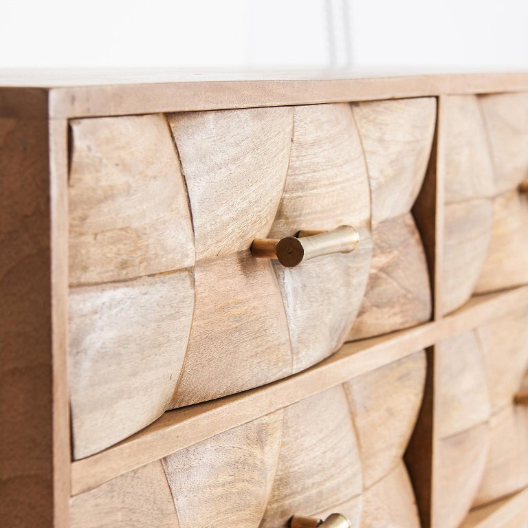 Scandinavian Design And Midcentury Style Elm Wood Chest of Drawers For ...