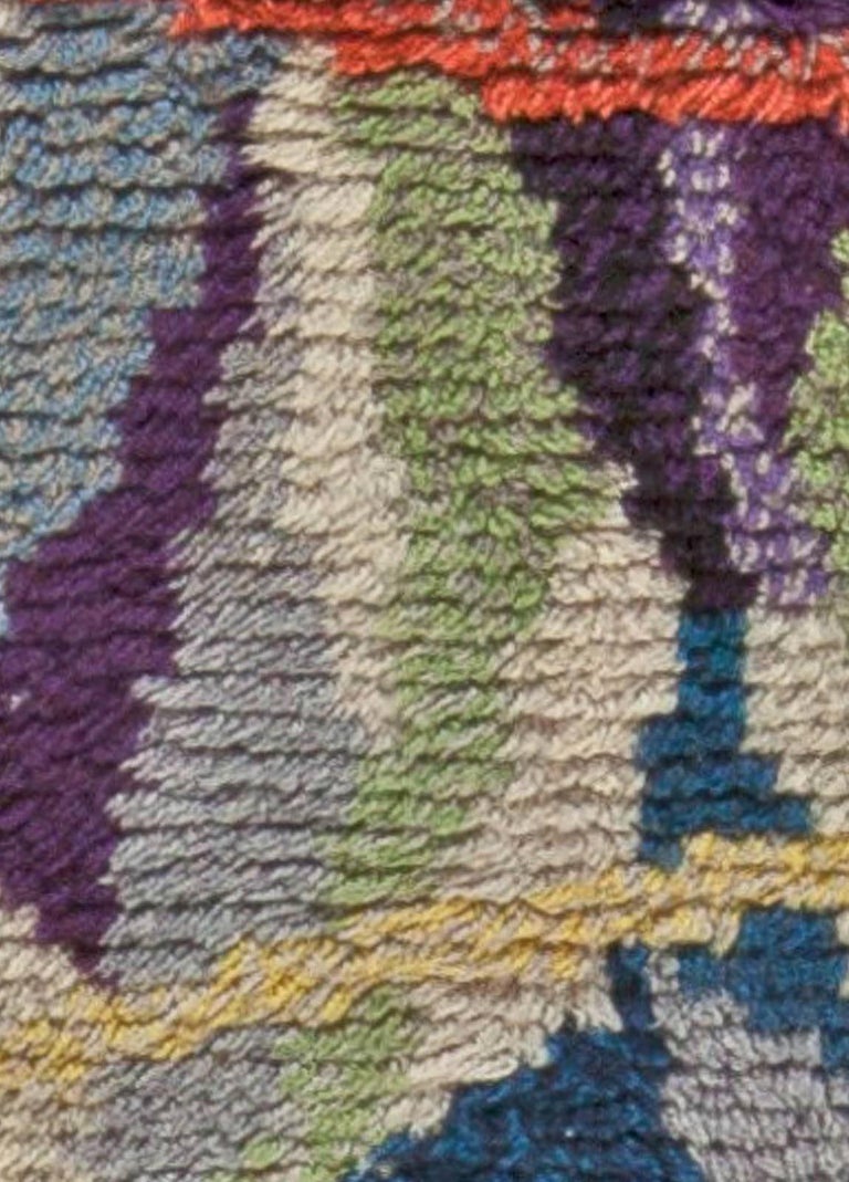 Doris Leslie Blau Collection Mid-20th century Swedish Rya Wool Rug For ...