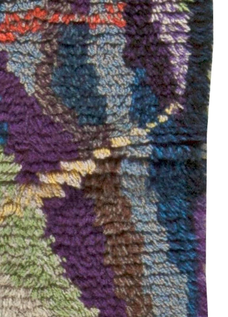 Doris Leslie Blau Collection Mid-20th century Swedish Rya Wool Rug For ...