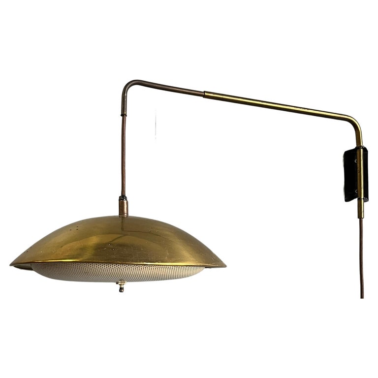Midcentury Swing Arm Adjustable Lamp at 1stDibs