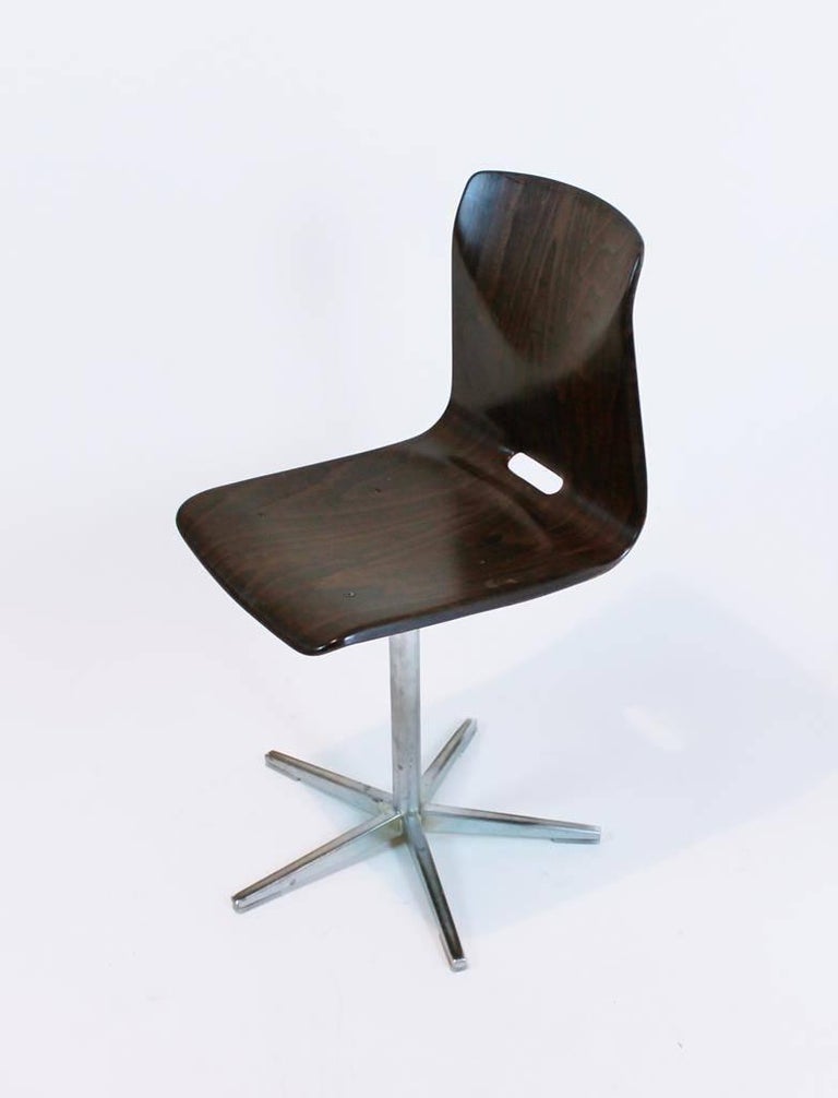Midcentury Swiss Swivel Chair from Embru, 1960s For Sale at 1stDibs