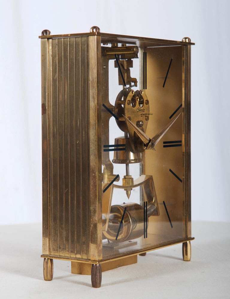 Midcentury Table Clock by Kundo, Japan at 1stDibs