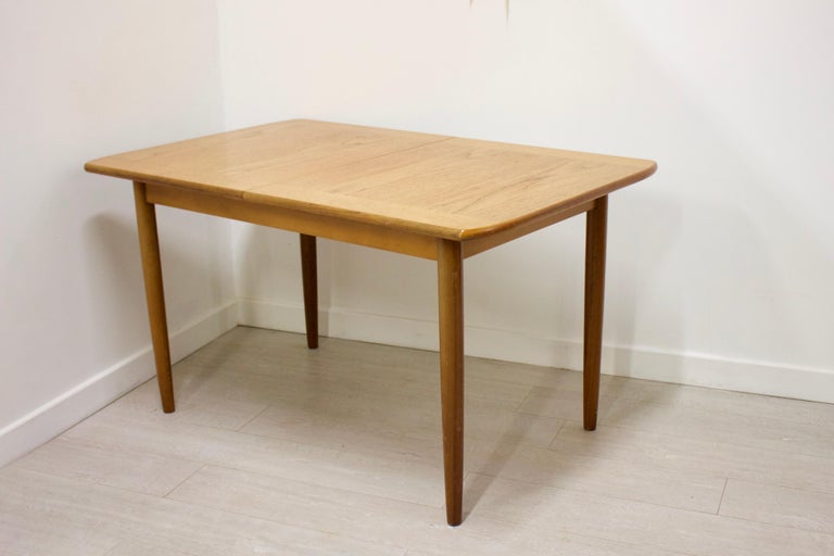 Midcentury Teak Dining Table by Meredew, 1970s at 1stDibs