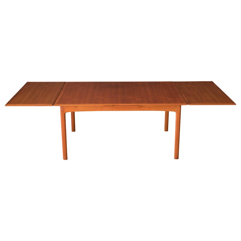 Vintage Scandinavian Teak Extension DUX Dining Table by Folke Ohlsson ...