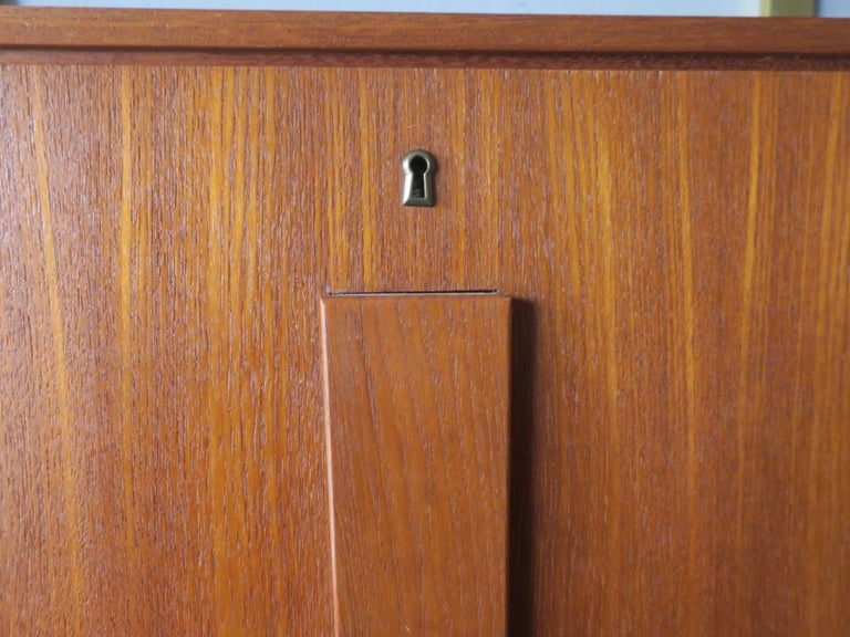 Midcentury Teak Modular Shelf System with Low Sideboard, 1960s For Sale ...