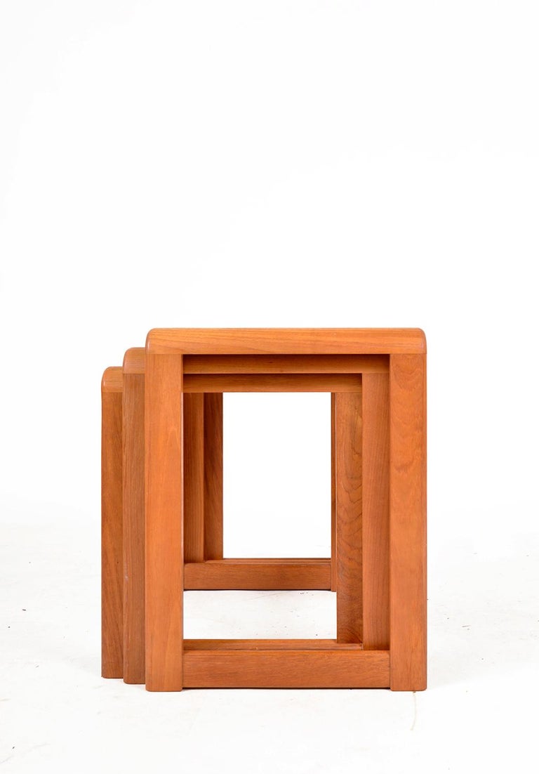 Midcentury Teak Nesting Occasional Tables by O'Donnell Design Irish ...