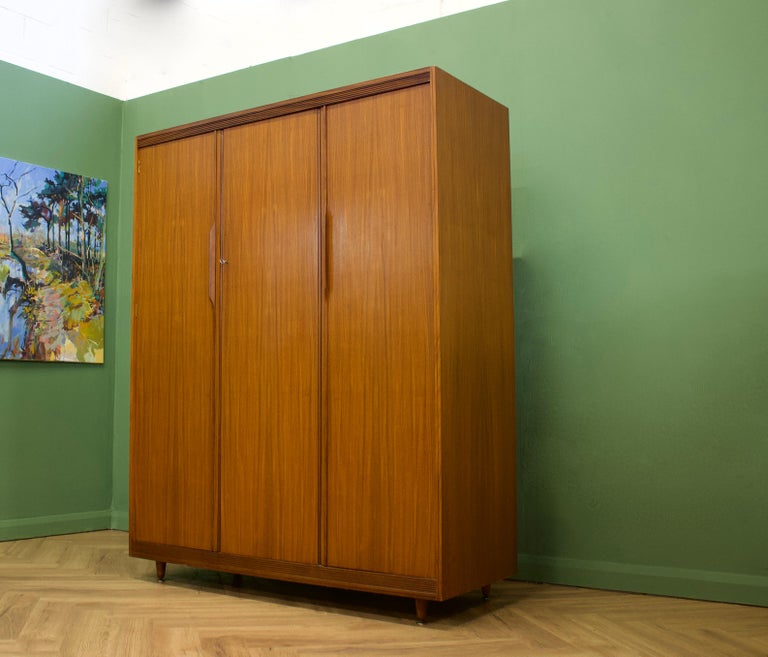 Midcentury Teak Wardrobe from White and Newton, 1960s at 1stDibs