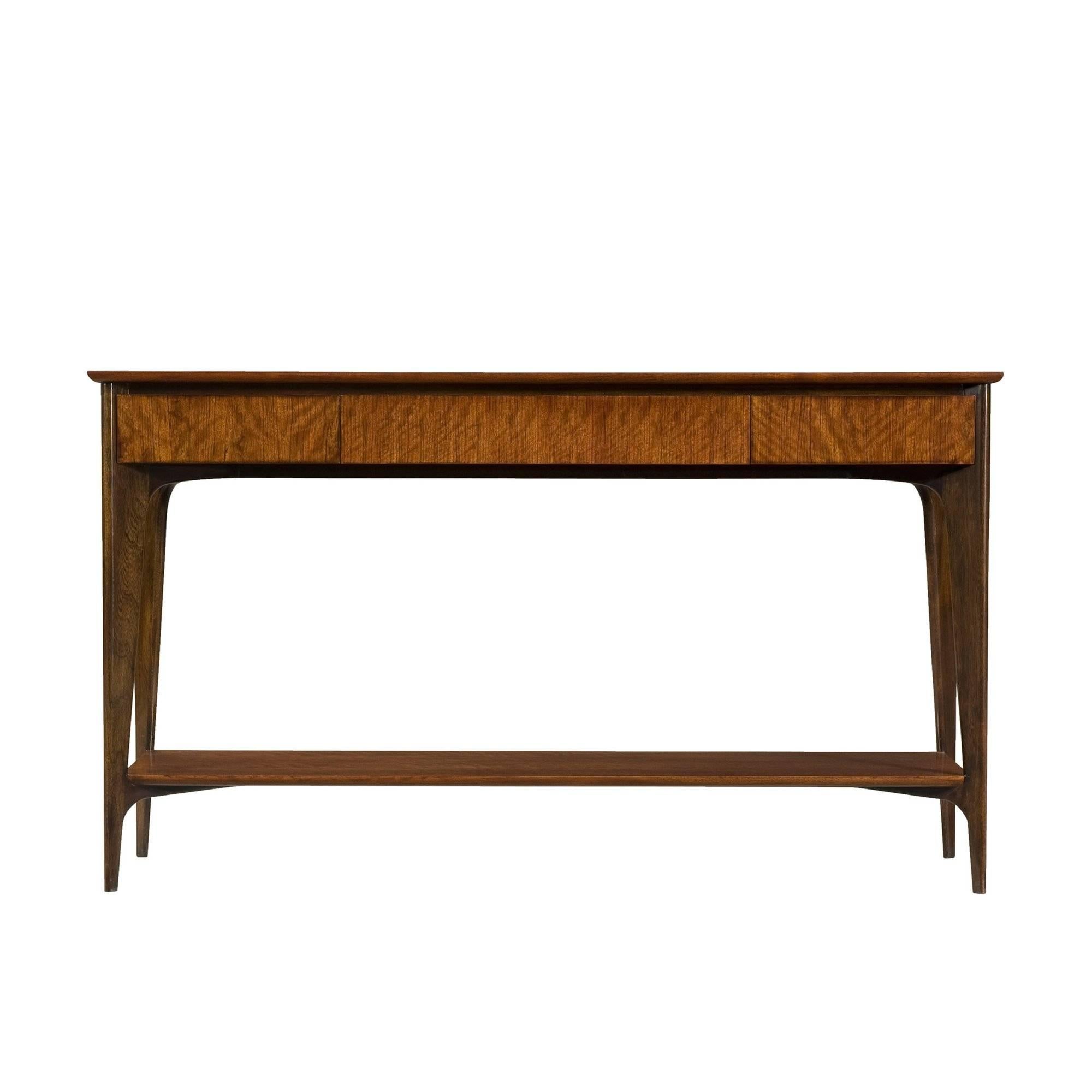 Midcentury Three-Drawer Console For Sale at 1stDibs