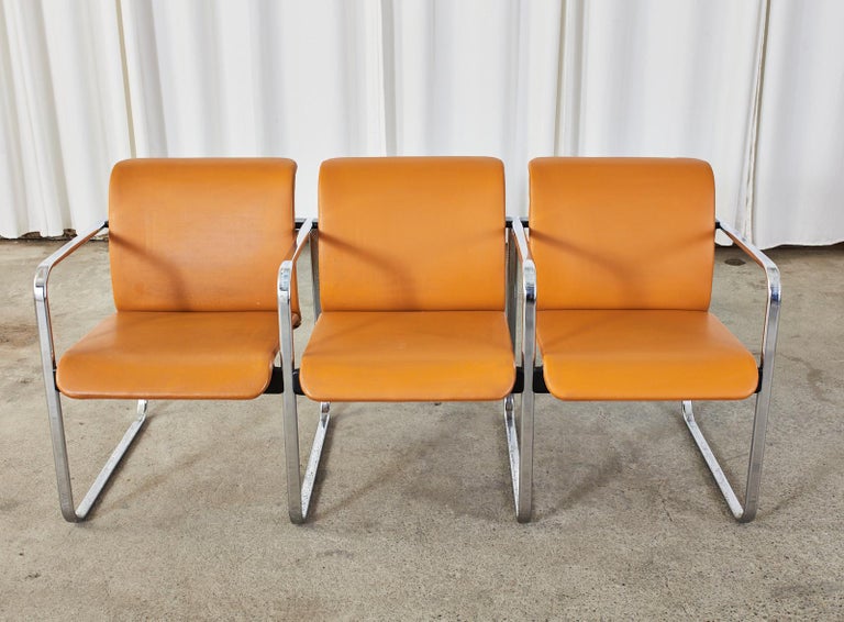 Midcentury Three Seat Tandem Chairs Peter Protzman Herman Miller For ...