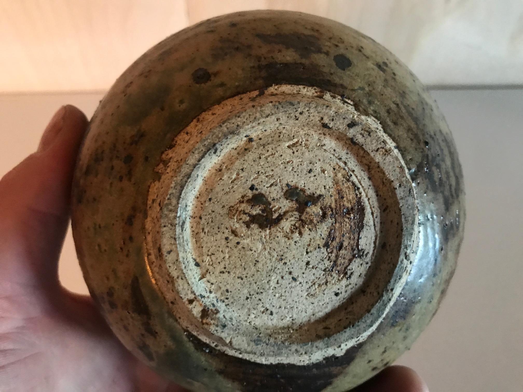 Midcentury Vintage Weed Pot Ceramic Studio Pottery Art For Sale at 1stDibs