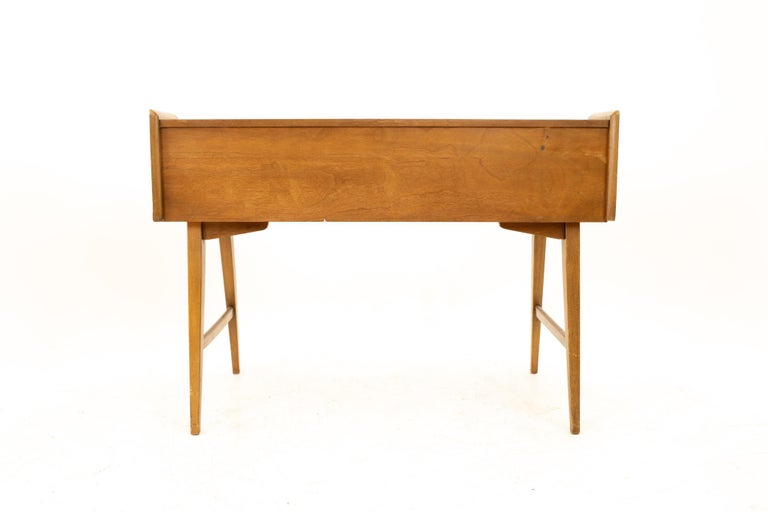 Mid Century Walnut Secretary Desk at 1stDibs
