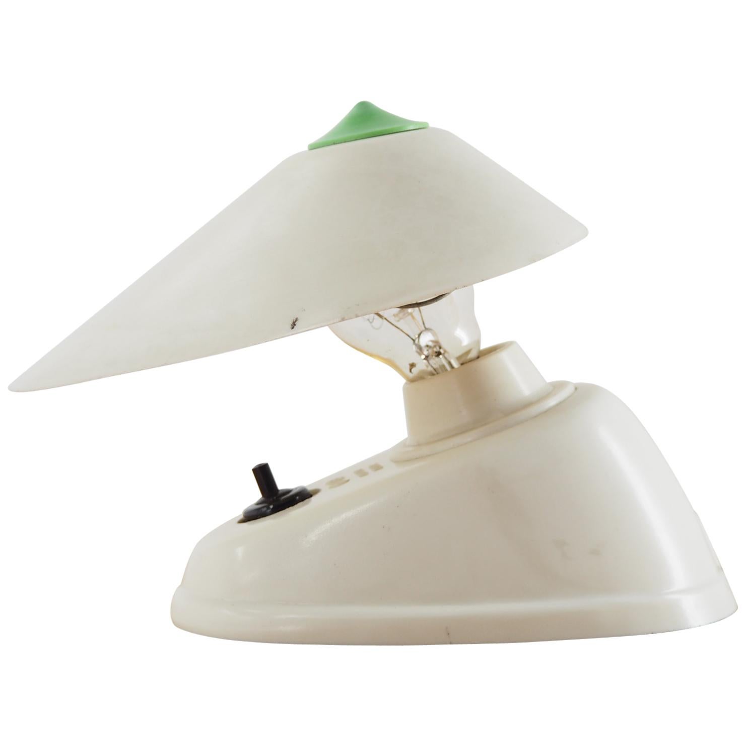 1935 Swedish Art Deco Pair Bakelite Table or Wall Lamps For Sale at 1stDibs