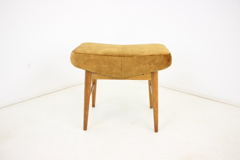 Midcentury Wooden Stool or Footstool/ ULUV, 1960s, Czechoslovakia For ...