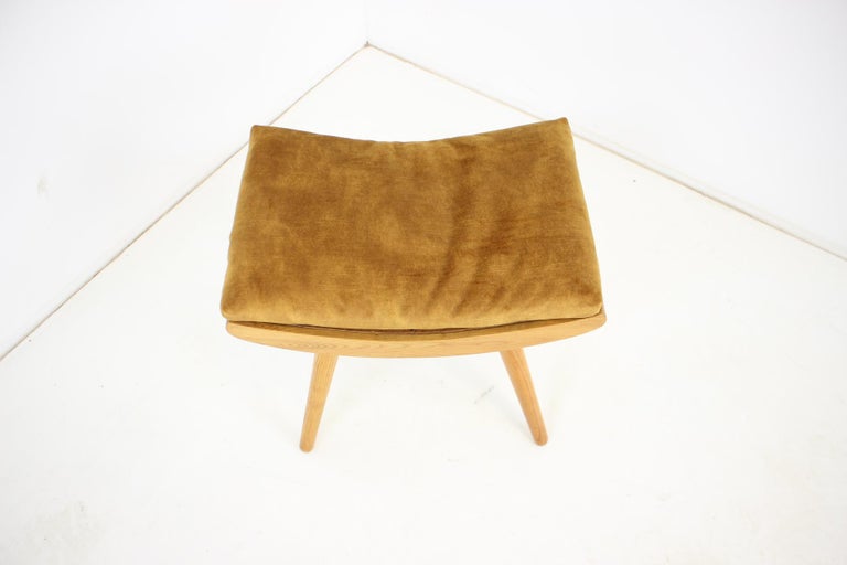 Midcentury Wooden Stool or Footstool/ ULUV, 1960s, Czechoslovakia For ...
