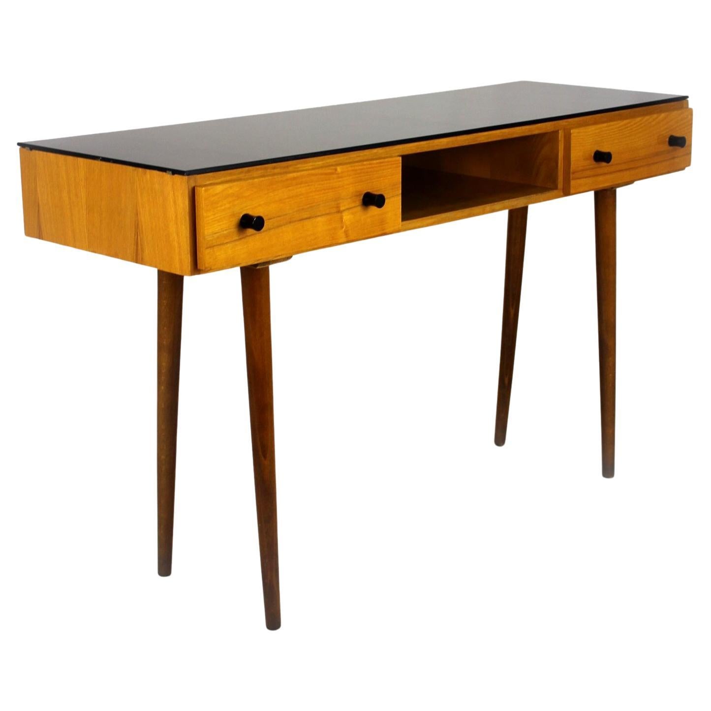 Midcentury Writing Desk or Console Table from Up Zavody, 1960s For Sale ...