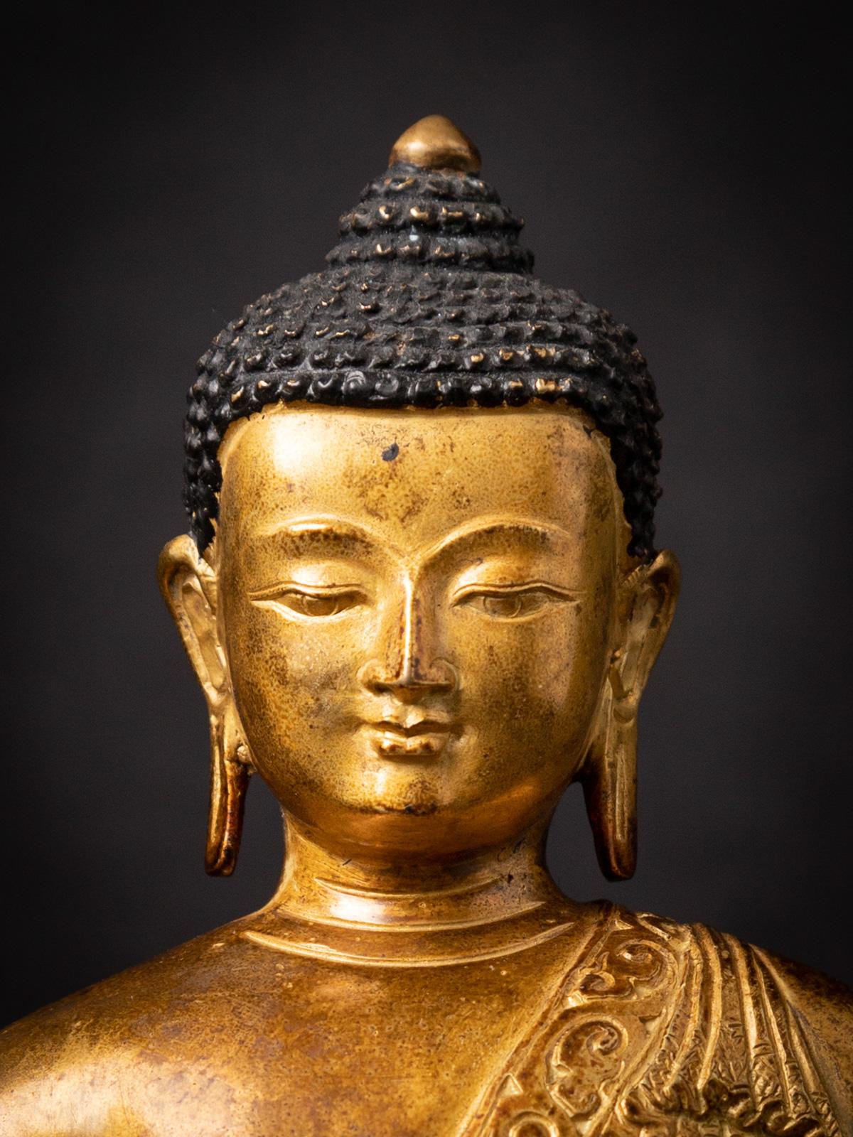 Middle 20th Century Old Bronze Nepali Buddha Statue Originalbuddhas For ...