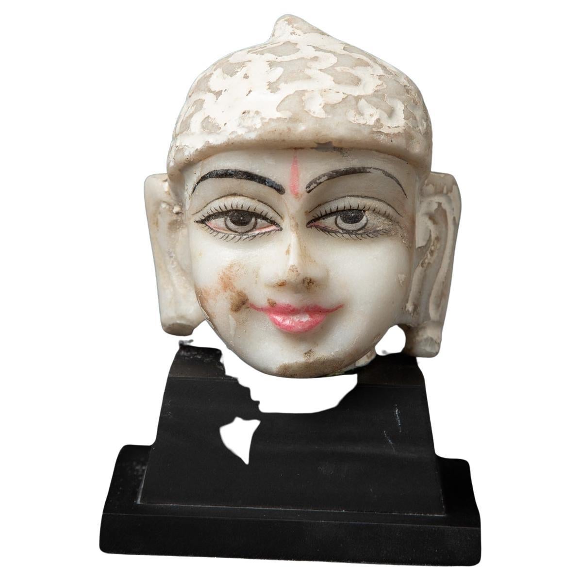Middle 20th century Old Indian head of Jain statue from India For Sale ...