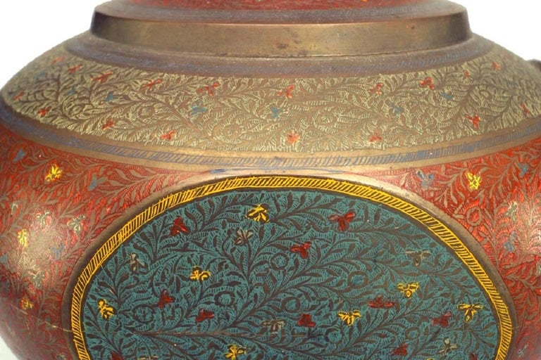 Middle Eastern 20th Century Enamel Coffee Ewer For Sale at 1stDibs