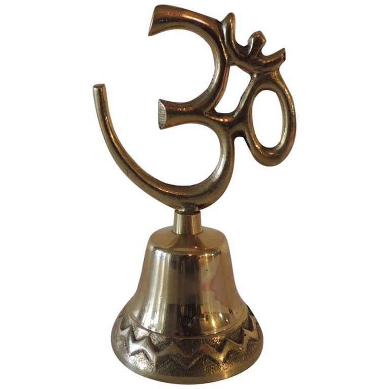 Asian Brass Table Bell at 1stDibs