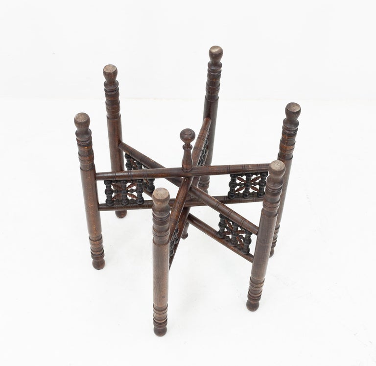 antique middle-Eastern Folding Table at 1stDibs