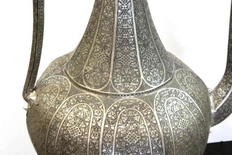 Middle-Eastern Monumental Metal Ewers at 1stDibs