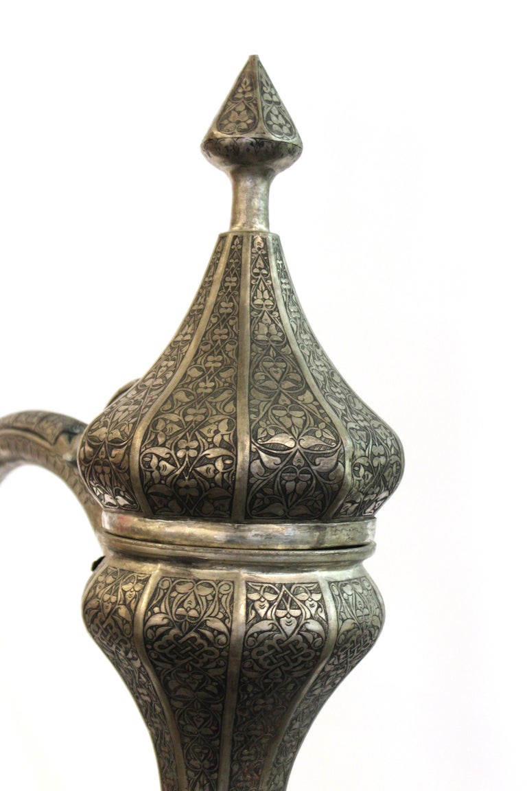 Middle-Eastern Monumental Metal Ewers at 1stDibs