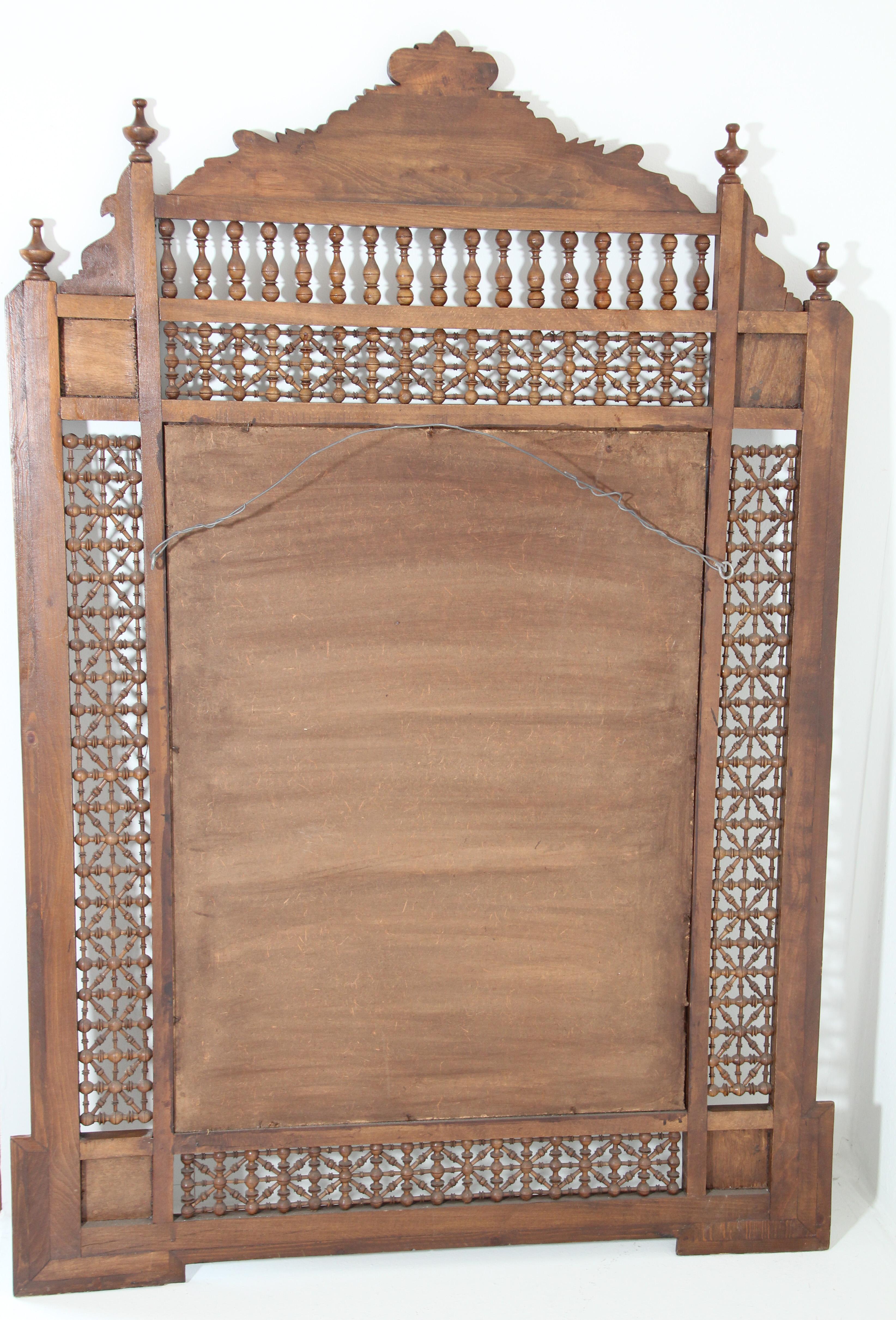 Middle Eastern Moorish Wall Mirror For Sale at 1stDibs | moorish mirror ...