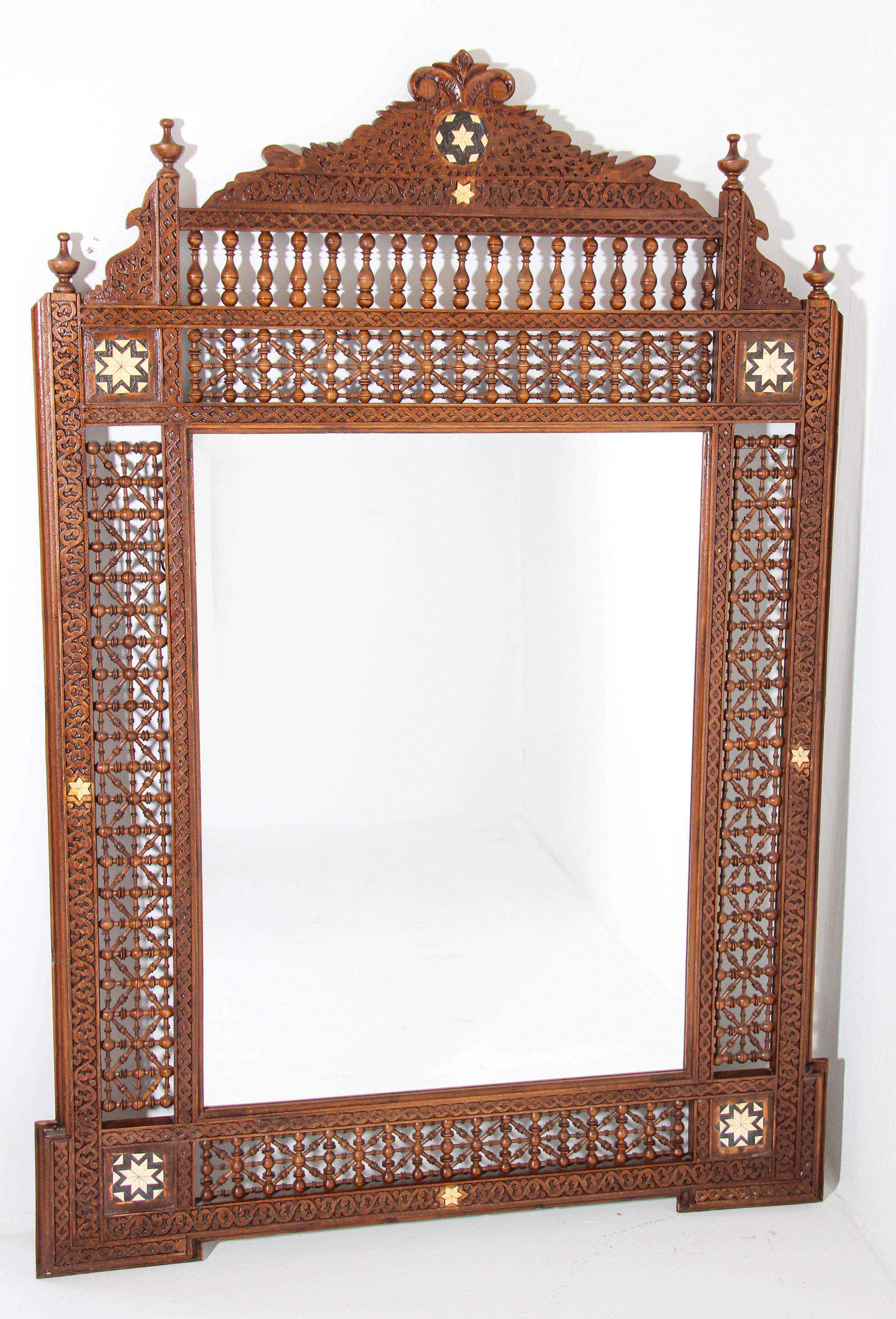 Middle Eastern Moorish Wall Mirror For Sale at 1stDibs | moorish mirror ...