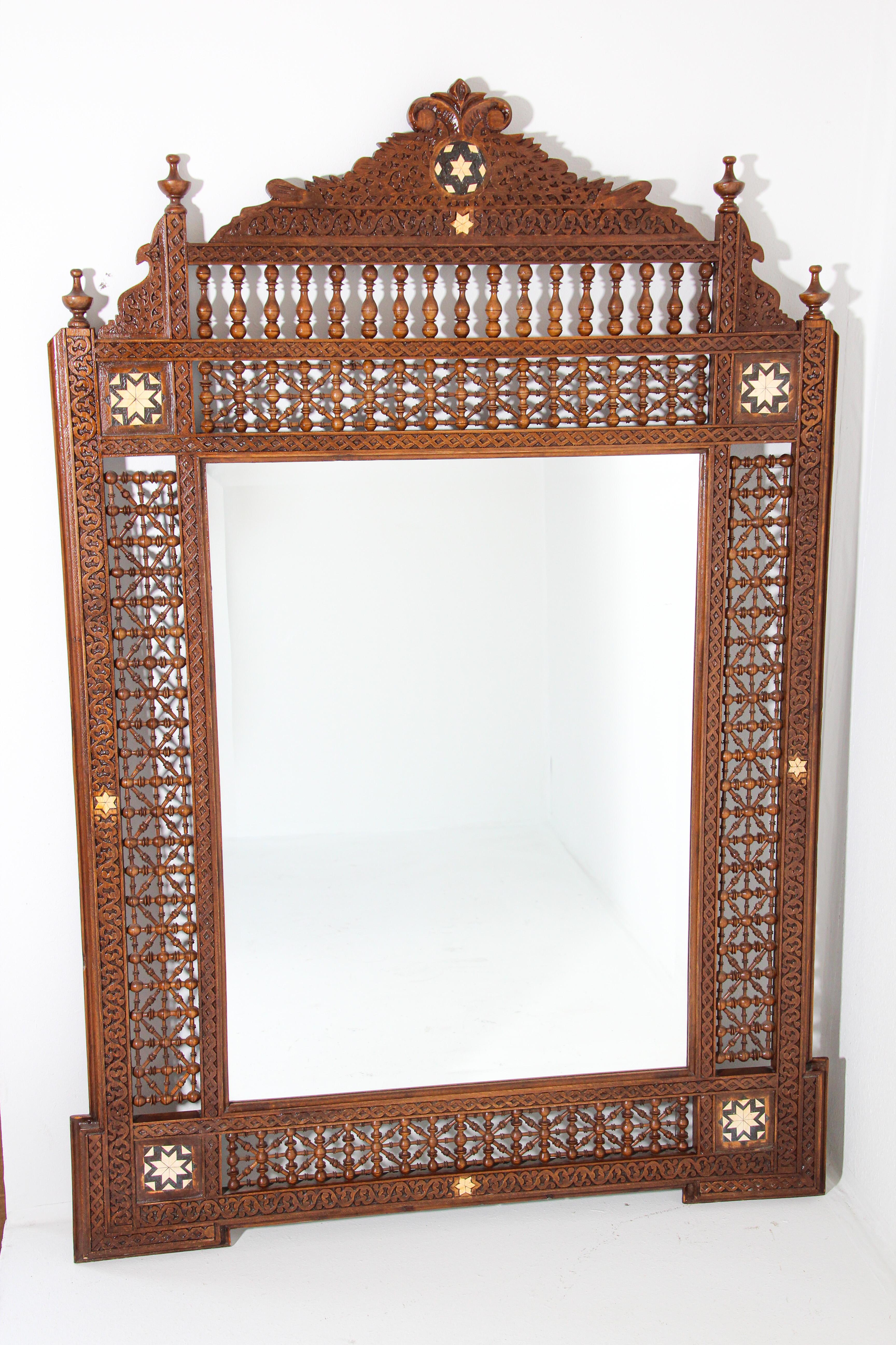 Middle Eastern Moorish Wall Mirror For Sale at 1stDibs | moorish mirror ...