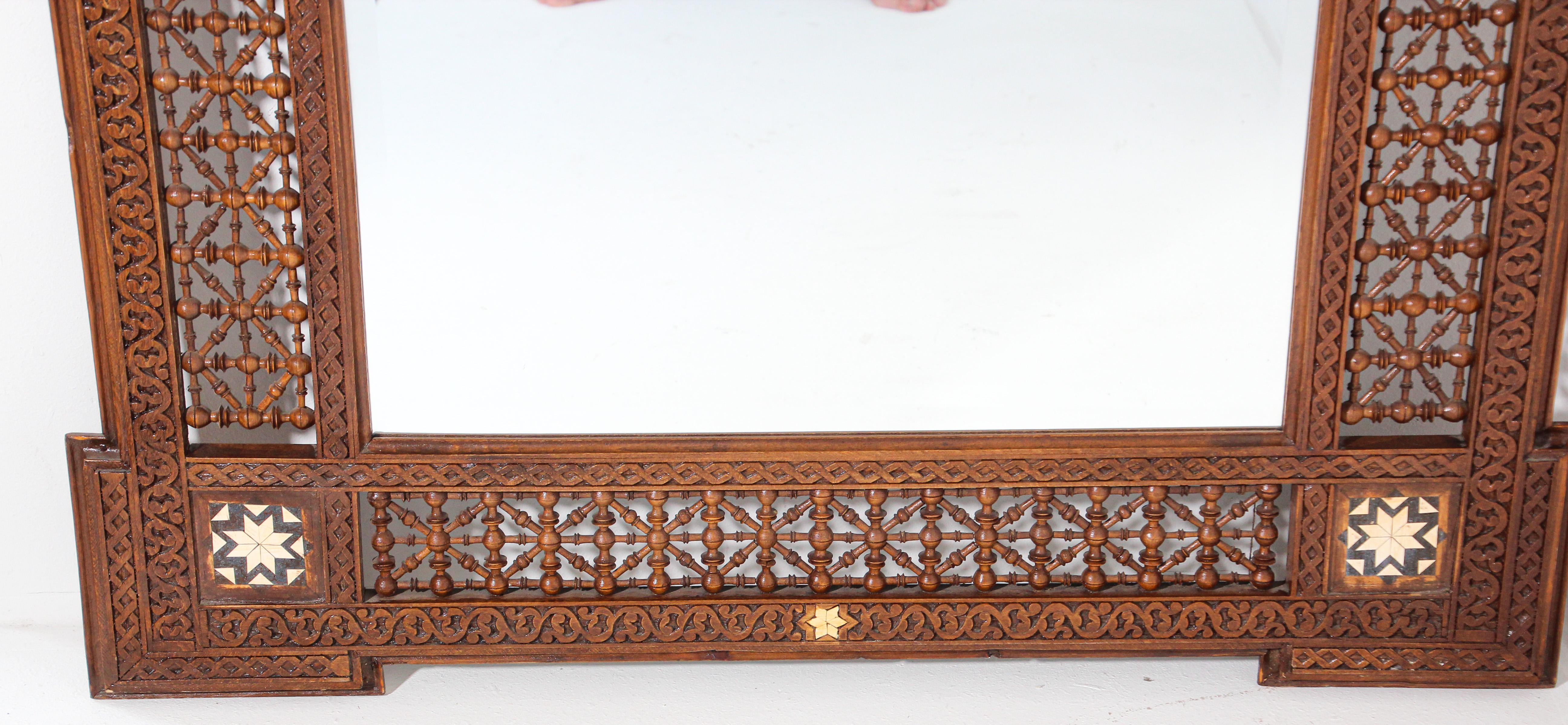 Middle Eastern Moorish Wall Mirror For Sale at 1stDibs | moorish mirror ...
