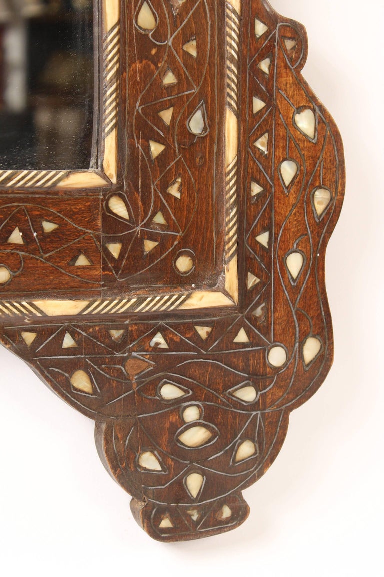 Middle Eastern Mother-of-Pearl Inlaid Mirror at 1stDibs