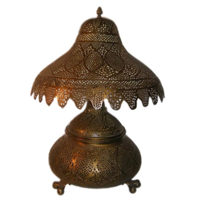Middle Eastern Table Lamp For Sale at 1stdibs