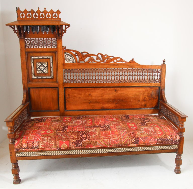Middle Eastern Turkish Settee Sofa at 1stDibs | middle east sofa ...