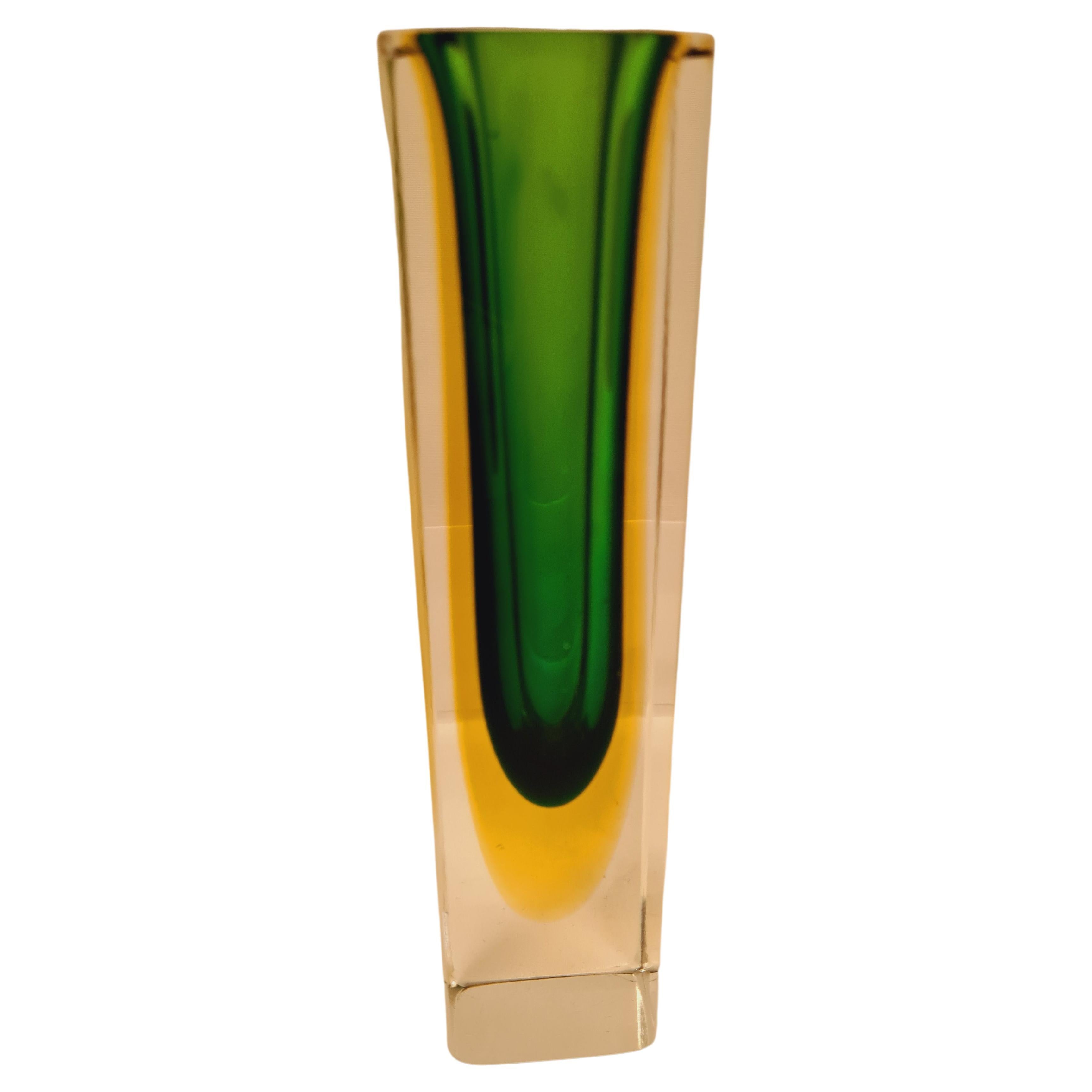 Pedras Faceted Murano Glass Vase For Sale at 1stDibs