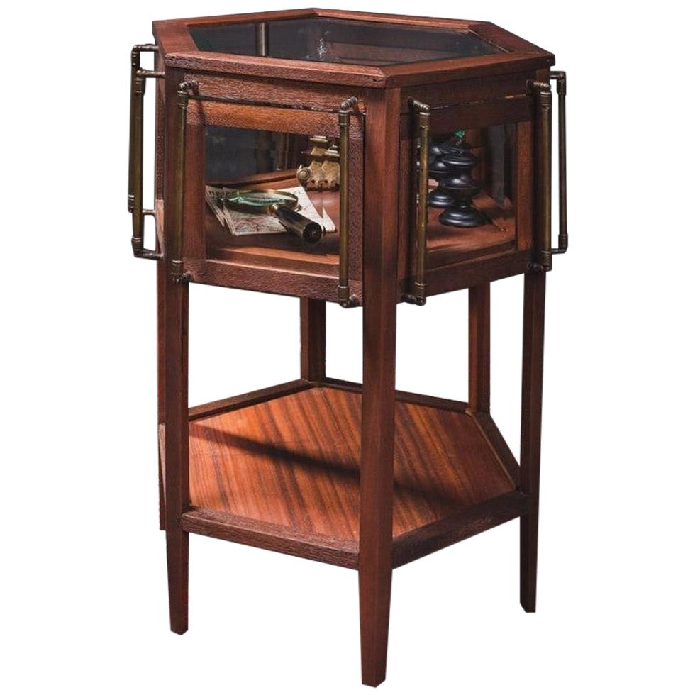 1940s French Wood and Glass Shop Counter at 1stDibs