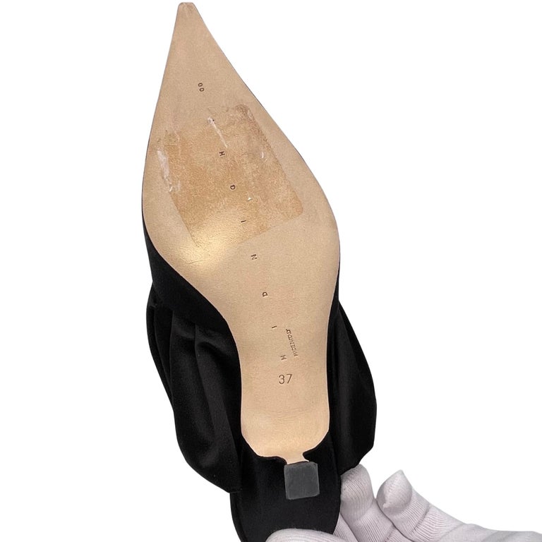 Midnight 00 Antoinette Moon 55 Ruffle Pumps Black (37 EU) For Sale at ...