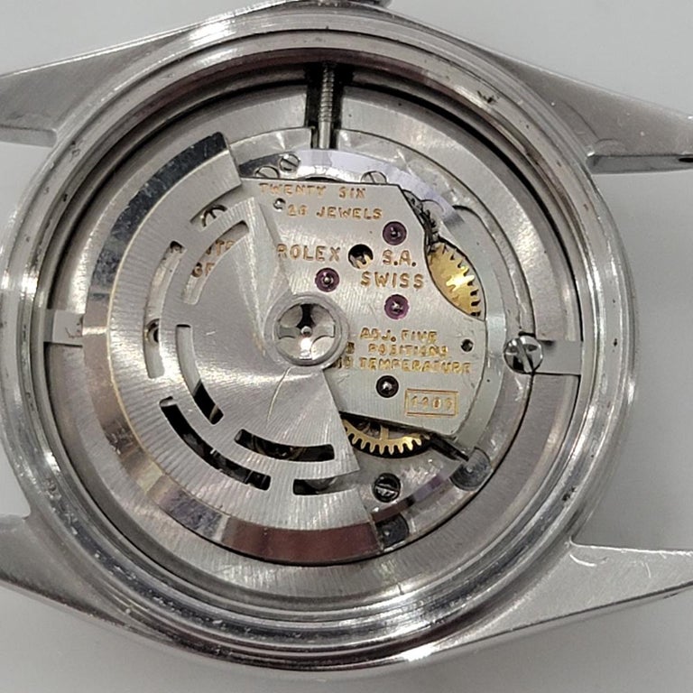 Midsize Rolex Oyster Perpetual 6548 Automatic Watch, c.1960s Vintage ...