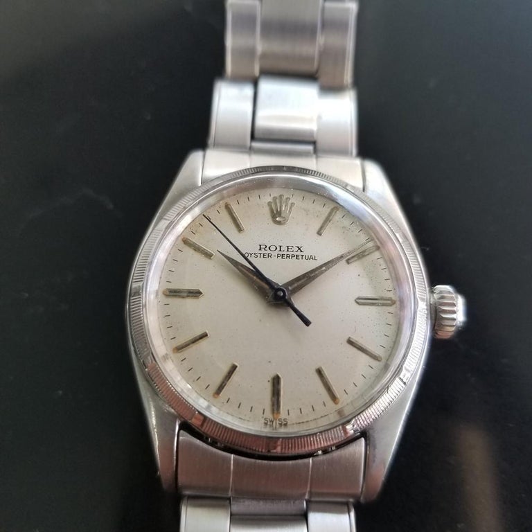Midsize Rolex Oyster Perpetual 6549 Automatic Watch, c.1950s Vintage ...