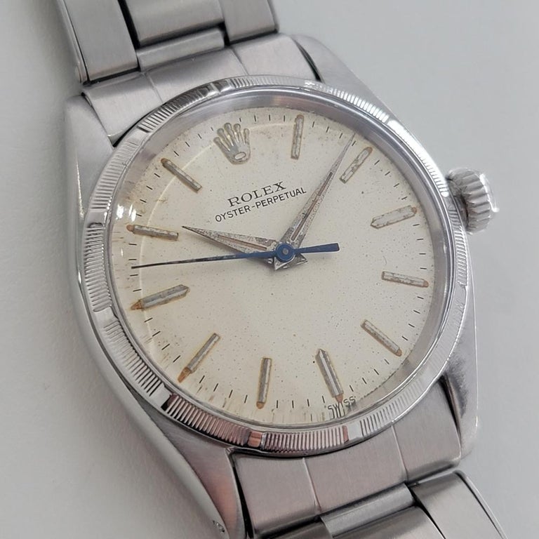 Midsize Rolex Oyster Perpetual Ref 6549 Automatic 1950s Vintage RA144 ...