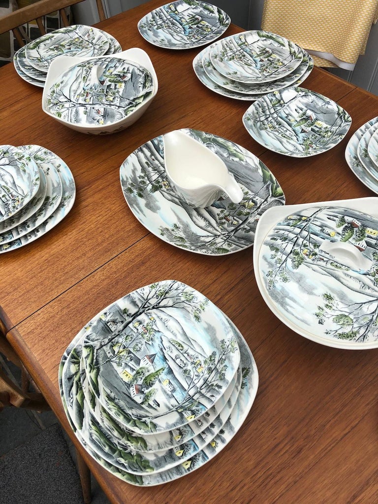 Midwinter-Esszimmerservice „ Happy Valley“ Jessie Tait, 1955 im Angebot ...