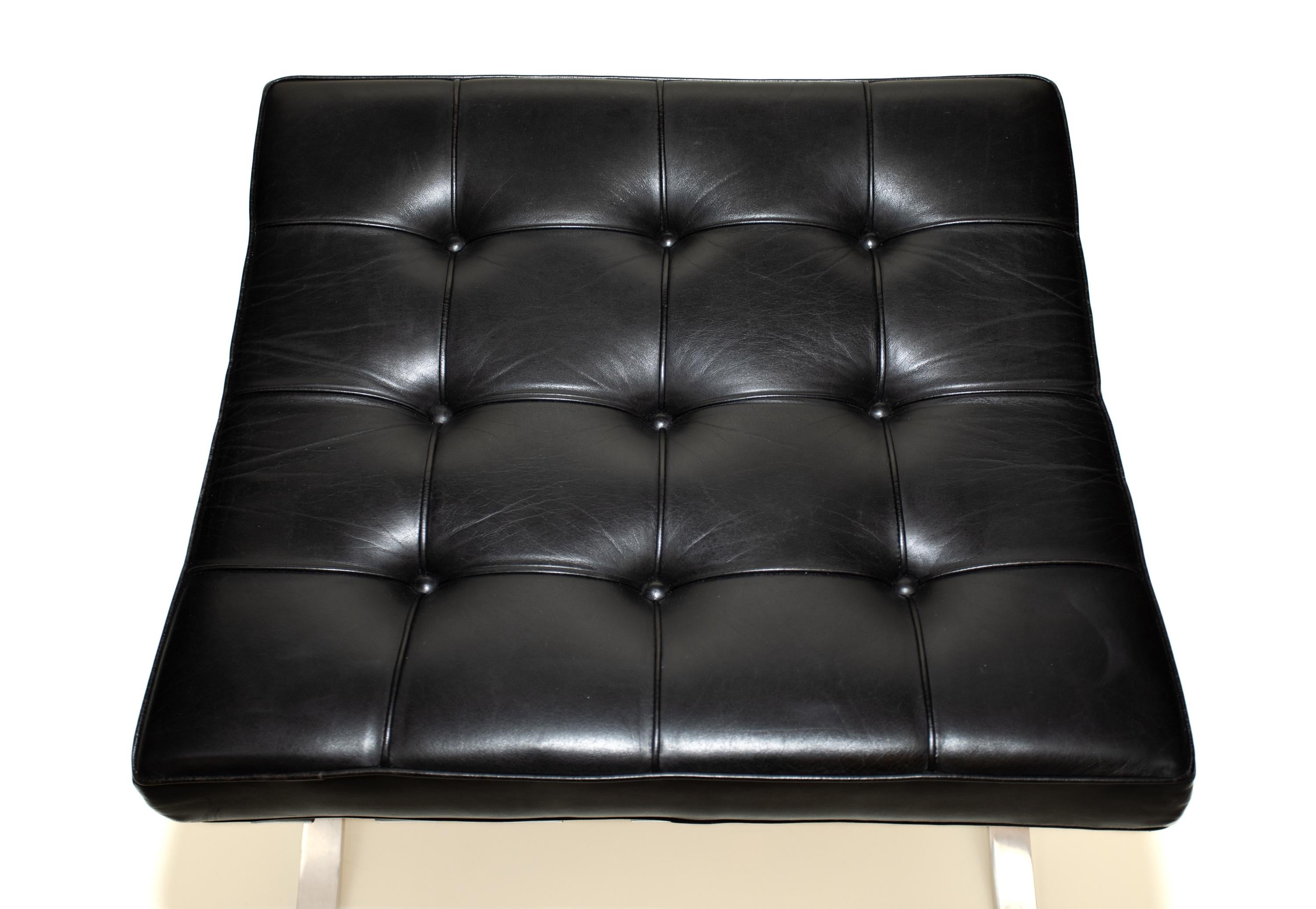 Mies van der Rohe Barcelona Ottoman for Knoll For Sale at 1stDibs