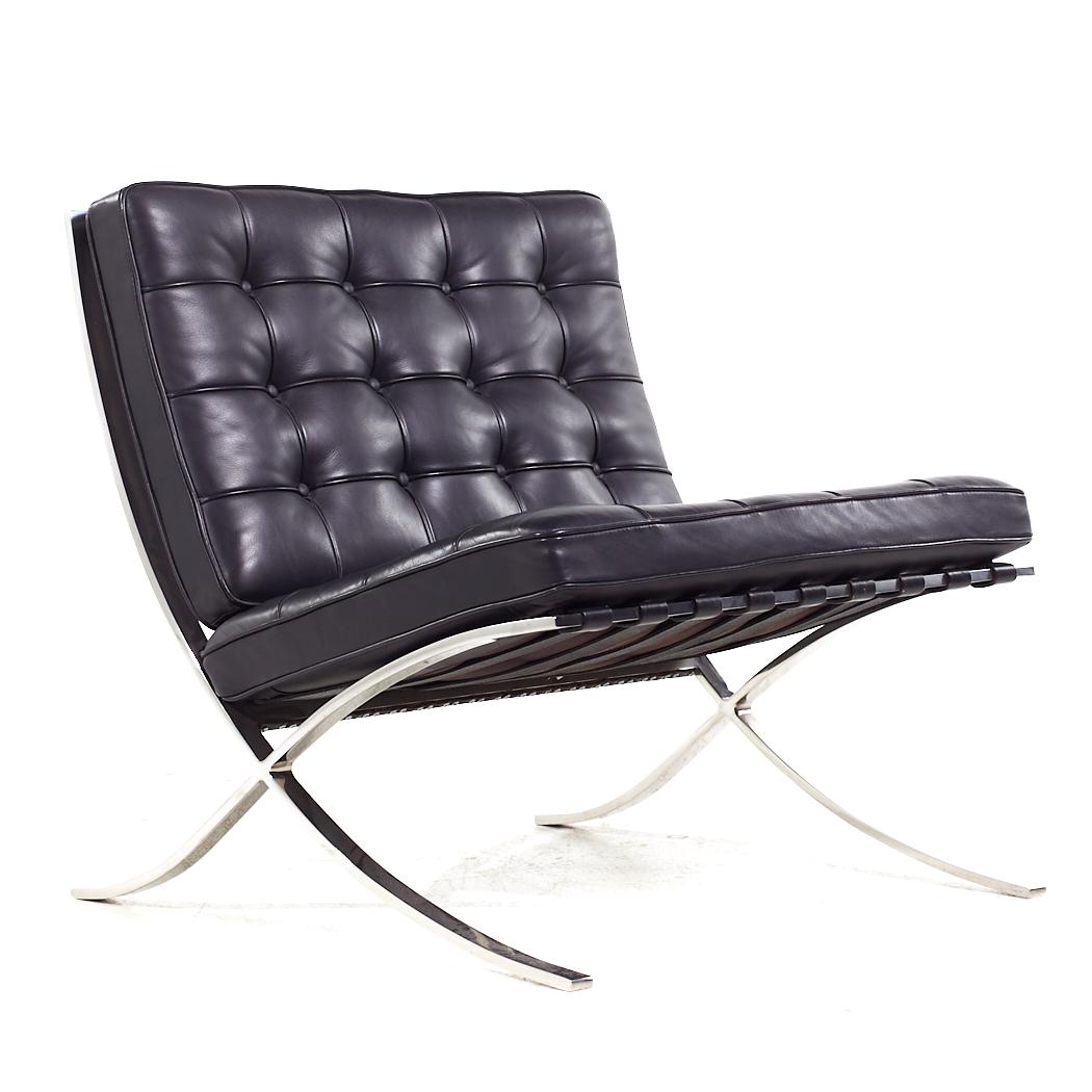 Mies van der Rohe for Knoll MCM Barcelona Lounge Chairs with Ottomans ...