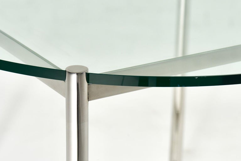 Mies van der Rohe Mr Side/End Table Chrome and Glass for Knoll, 1970 ...