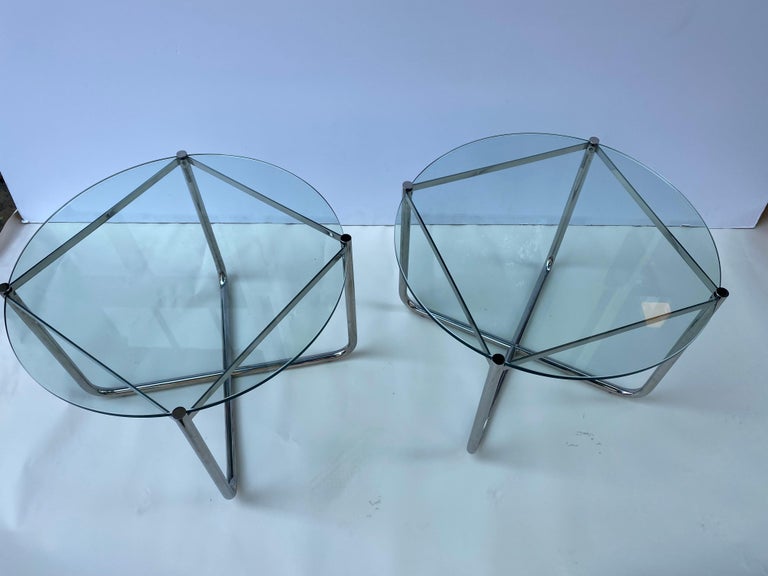 Mies Van Der Rohe MR Tables Produced and Sold through Knoll at 1stDibs