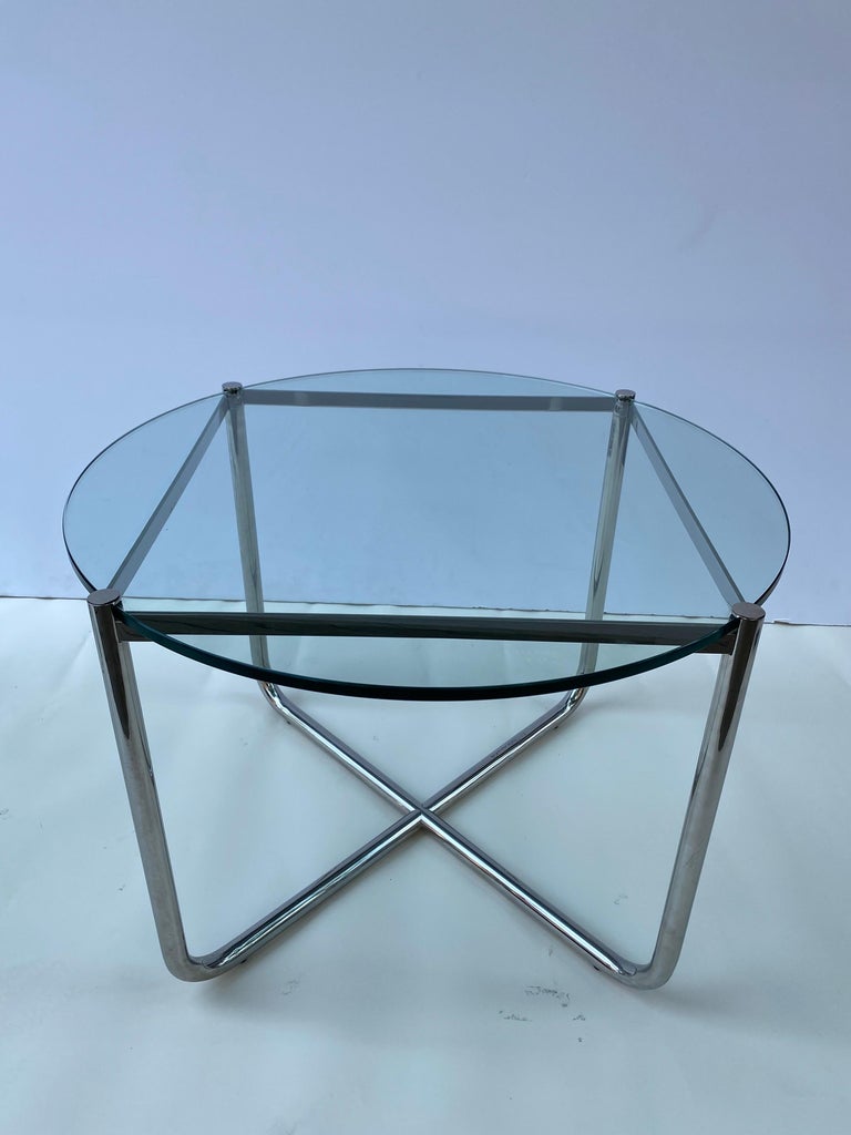 Mies Van Der Rohe MR Tables Produced and Sold through Knoll at 1stDibs