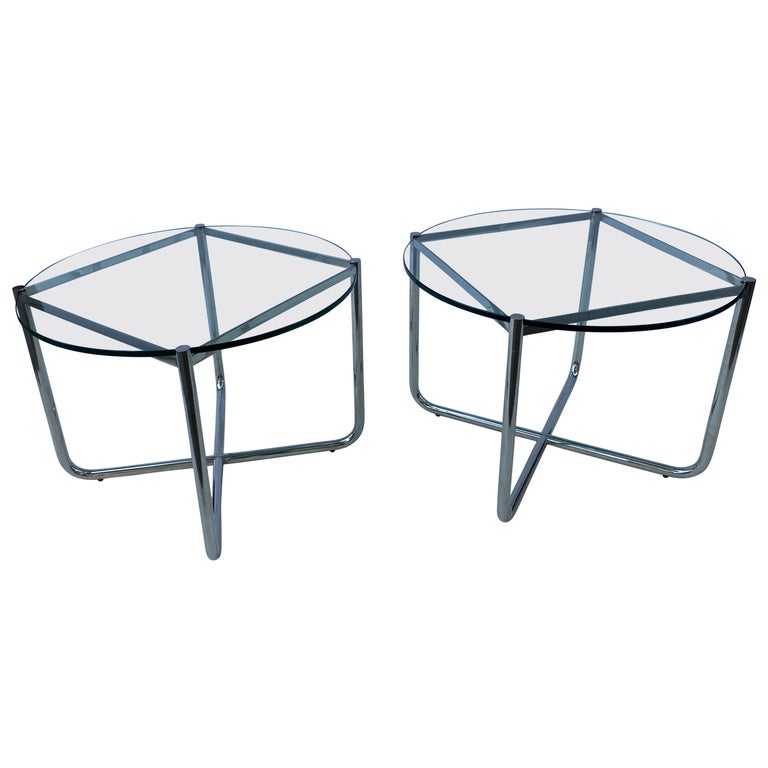 Mies Van Der Rohe MR Tables Produced and Sold through Knoll at 1stDibs
