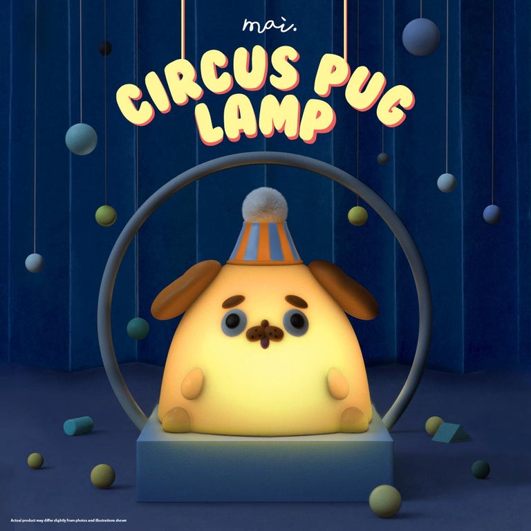 Mighty Jaxx - Circus Pug Lamp For Sale at 1stDibs
