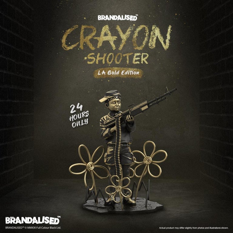 Mighty Jaxx - Crayon Shooter (The Gold Edition) For Sale at 1stDibs