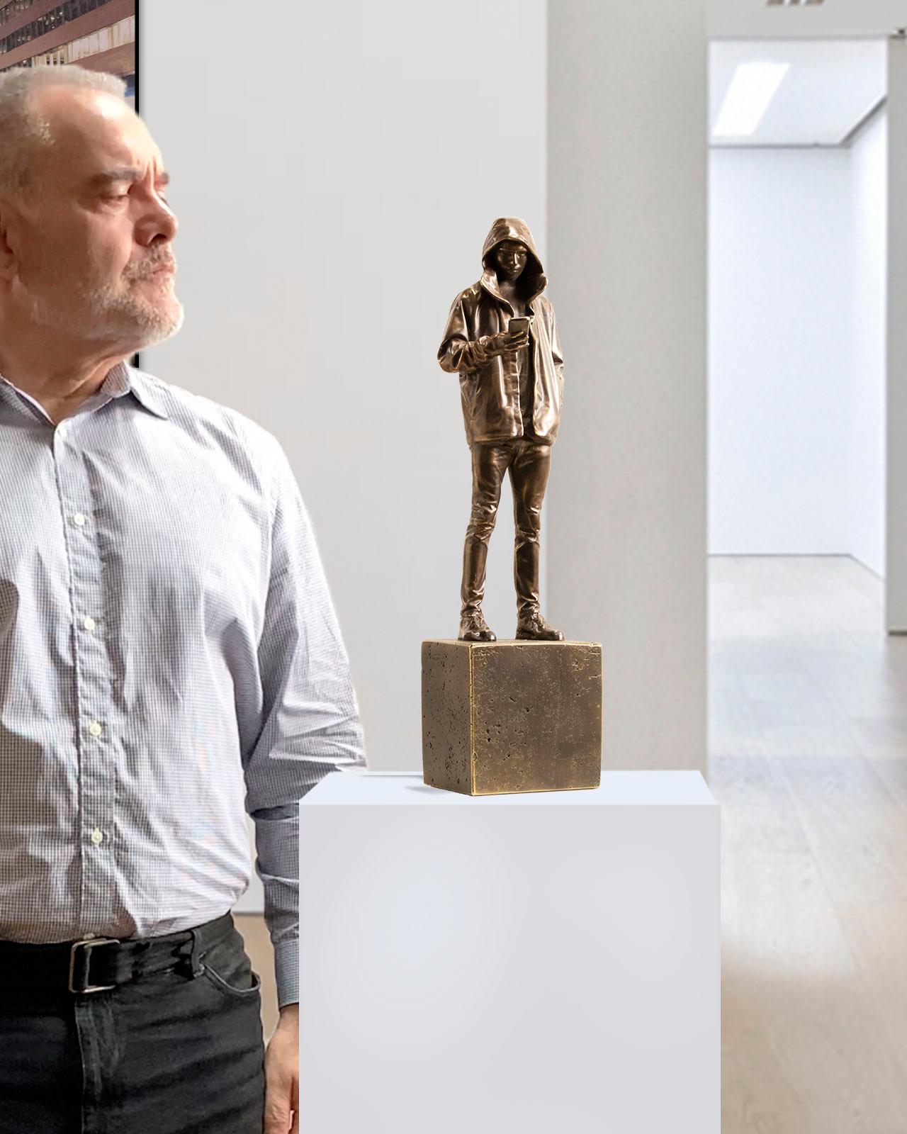 Miguel Guía - Brothers - Miguel Guía Realist Bronze layer Sculpture at ...