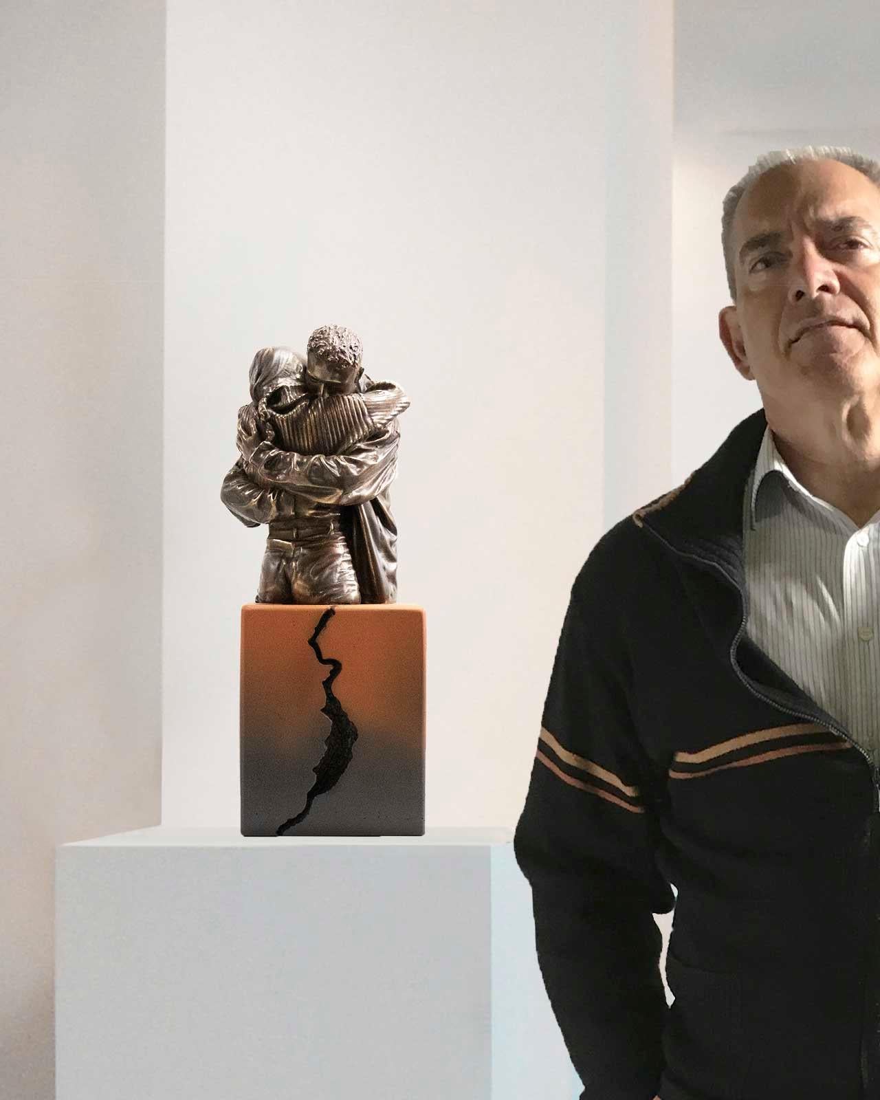Keith Christie - Keith Christie Large Western Bronze Sculpture El ...